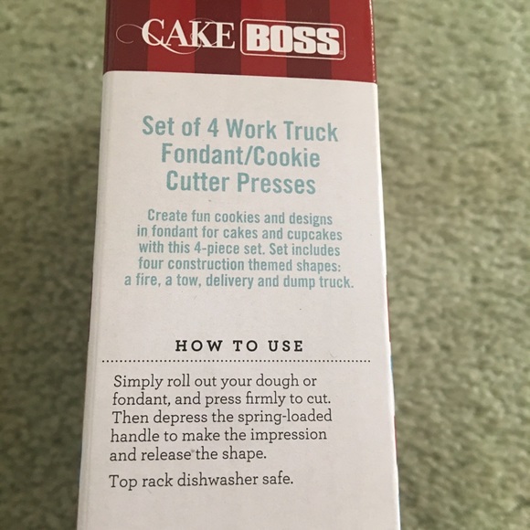 Cake Boss | Kitchen | Cake Boss Trucks Cookie Cutterfondant Presses ...